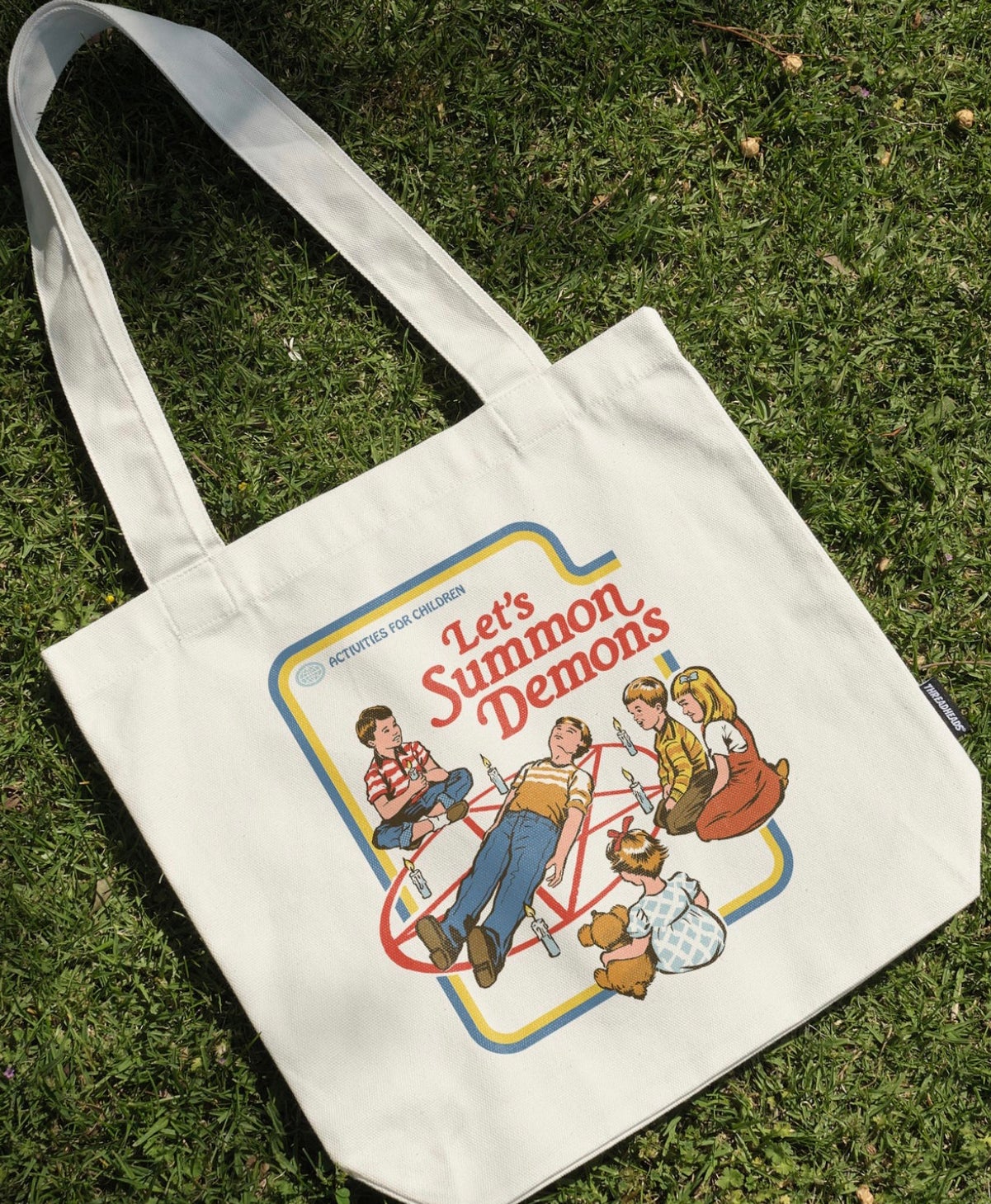 Steven Rhodes: Let's Summon Demons Tote Bag | Pom Pom Store